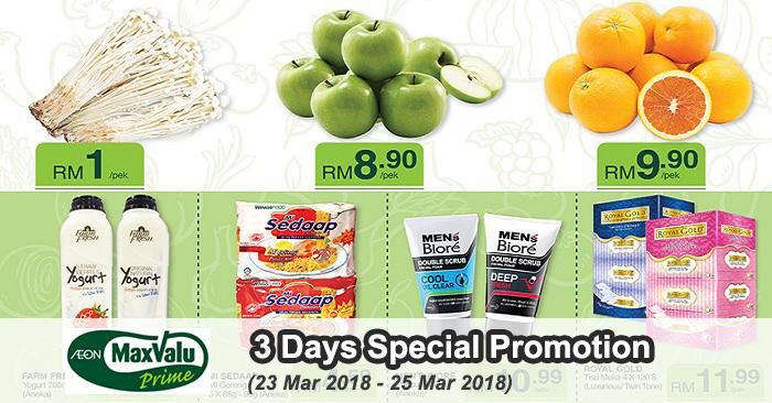 AEON MaxValu Prime Evo Bangi & The Sphere Bangsar South 3 Days Special ...