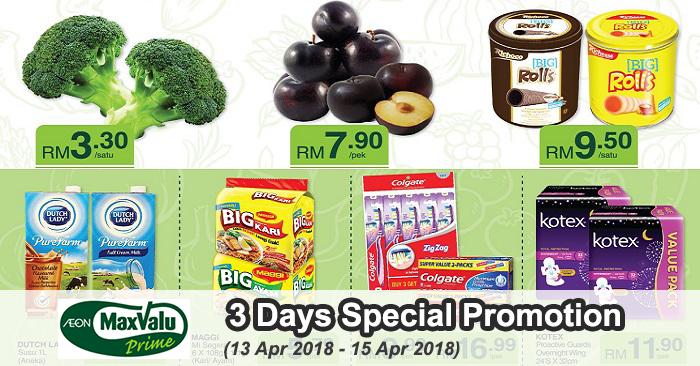 AEON MaxValu Prime 3 Days Special Promotion at Evo Bangi & The Sphere ...
