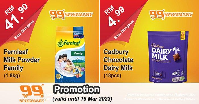 99 Speedmart Promotion (valid until 16 Mar 2023)